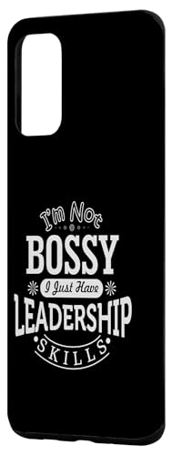Galaxy S20+ I'm Not Bossy I Just Have Leadership Skills Funny Office Case