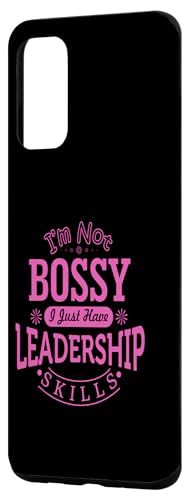 Galaxy S20+ I'm Not Bossy I Just Have Leadership Skills Funny Office Case