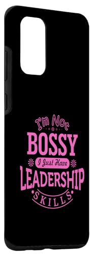 Galaxy S20+ I'm Not Bossy I Just Have Leadership Skills Funny Office Case