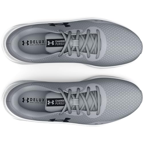 Under Armour Mens Charged Pursuit 3 Road Running Shoe, Mod Gray (104 Black, 13 US