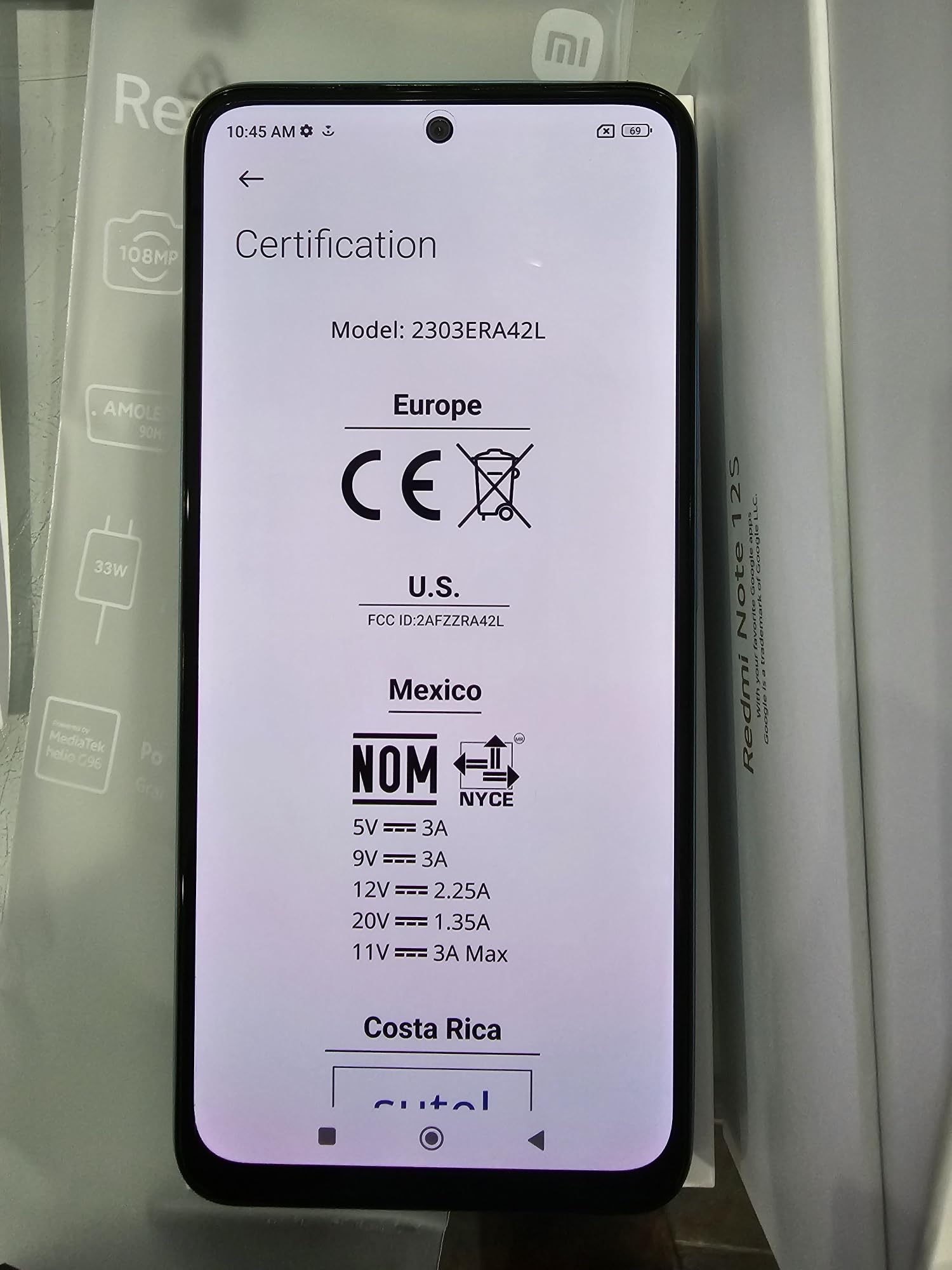 Xiaomi Redmi Note 12 4G Lte (128GB + 6GB) Global All Bands Unlocked 6.67" 50Mp Triple (Tmobile Mint Tello Global) (Onyx Gray)