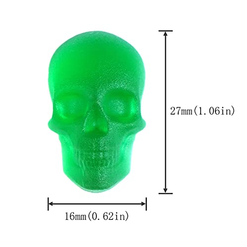Arichmark 3D Skull Shaped Ice Cube Molds Flexible Food Grade Silicone DIY Ice Tray for Kitchen Novelty Ice Maker for Wine Cocktail