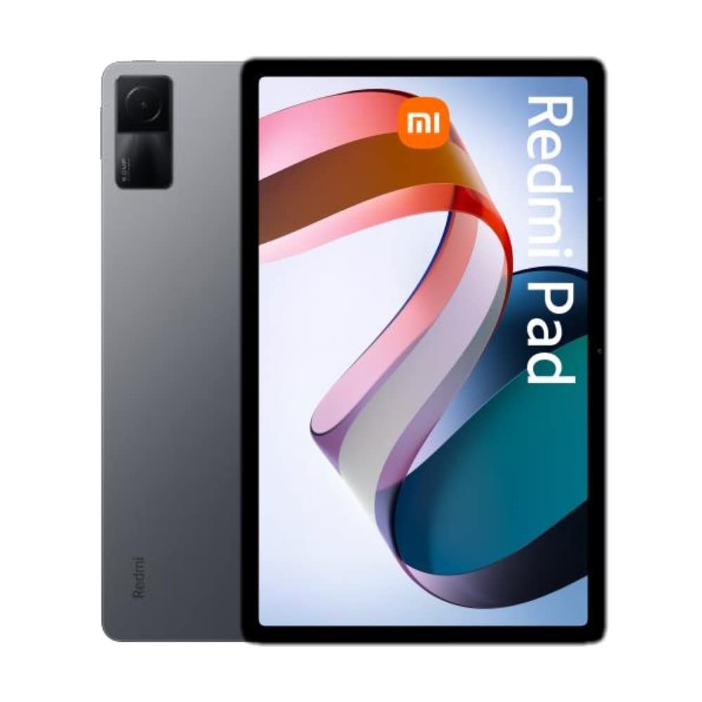 Xiaomi Redmi Pad Only WiFi 10.61" Octa Core Dolby Atmos 8000mAh Bluetooth 5.3 8MP + Fast Car Charger Bundle (Graphite Gray, 64GB + 3GB)