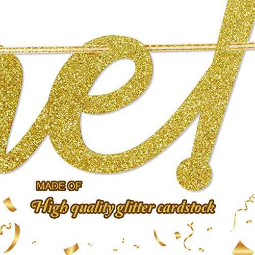 I Do I Did I'm Done Banner, Freedom Party Banner, Break Up Banner, Divorce Party Decorations, Gold Glitter