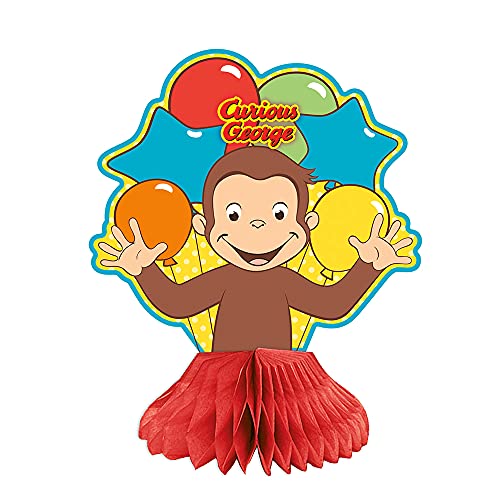 Unique Party Decorating Kit | Curious George | 7 Pcs, 96" X 11", Multi