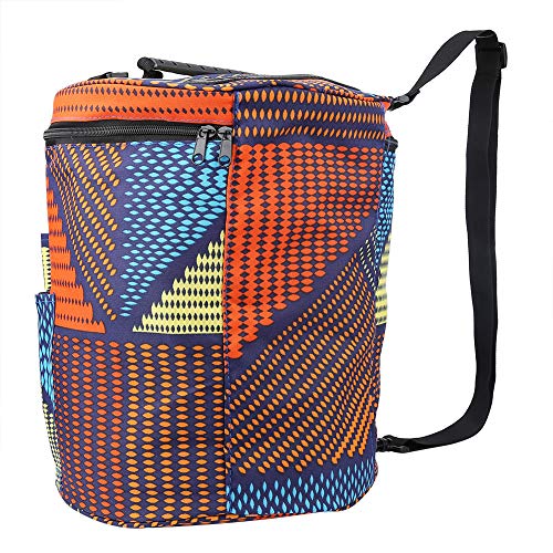 ZJchao Knitting Bag for Yarn Storage, Anti-Static Oxford Cloth Portable Knitted Round Storage Yarn Box Pocket for Accessories and Slits on Top to Protect Yarn and Prevent Pestering