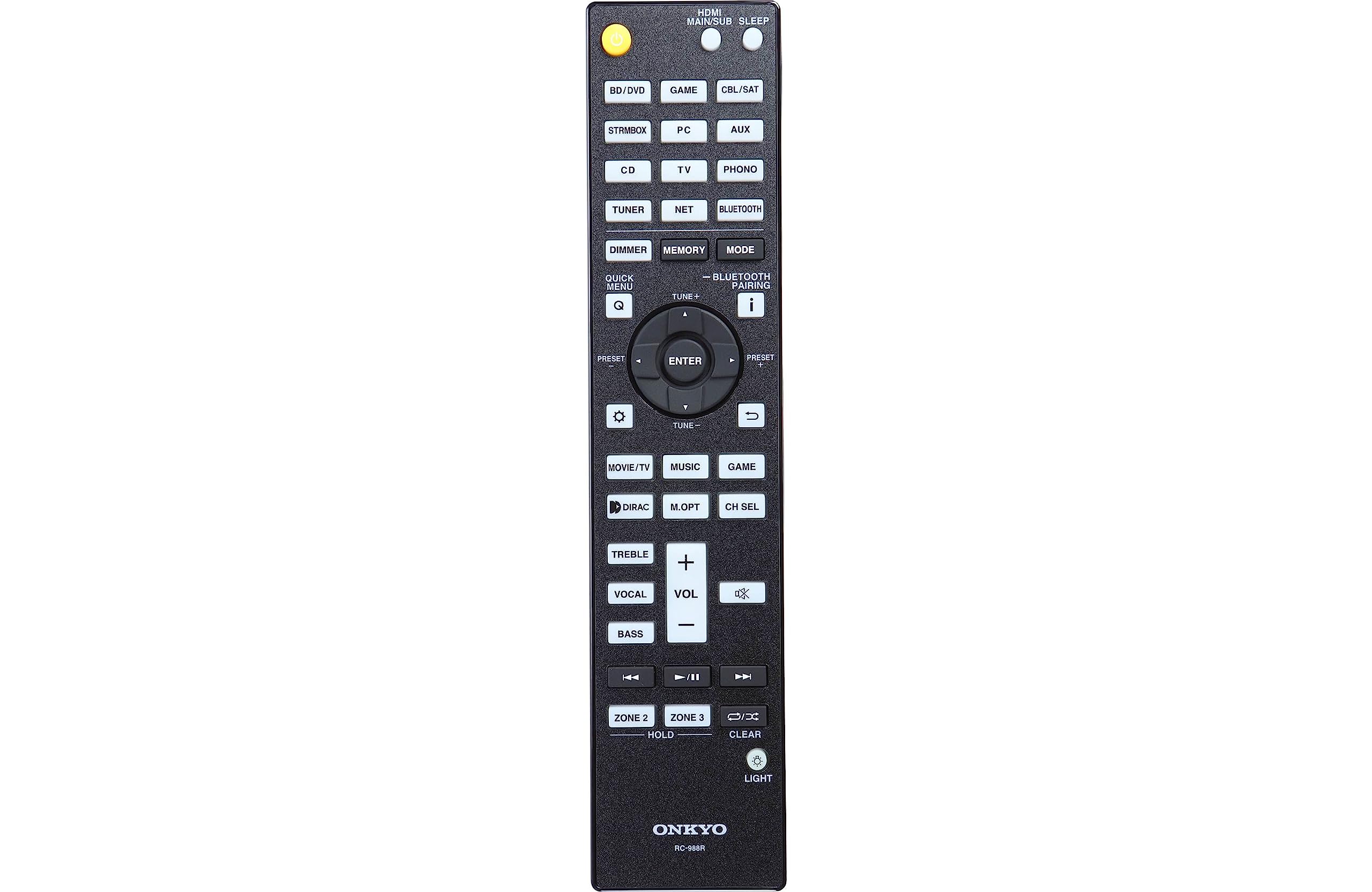 Onkyo TX-RZ70 11.2 Channel AV Receiver - 140 Watts Per Channel, Dirac Live Out of Box, Dirac Bass Control Compatible, Works with Sonos Certified, Studio Grade Processing, and More!