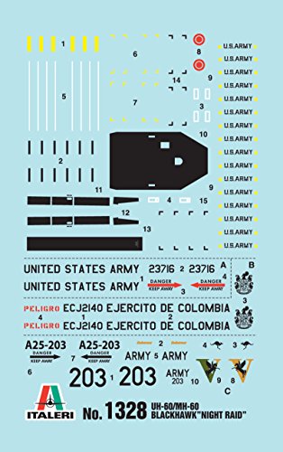 Italeri 1328S 1: 72 - UH-60/Mh-60 Black Hawk 'Night Raid'