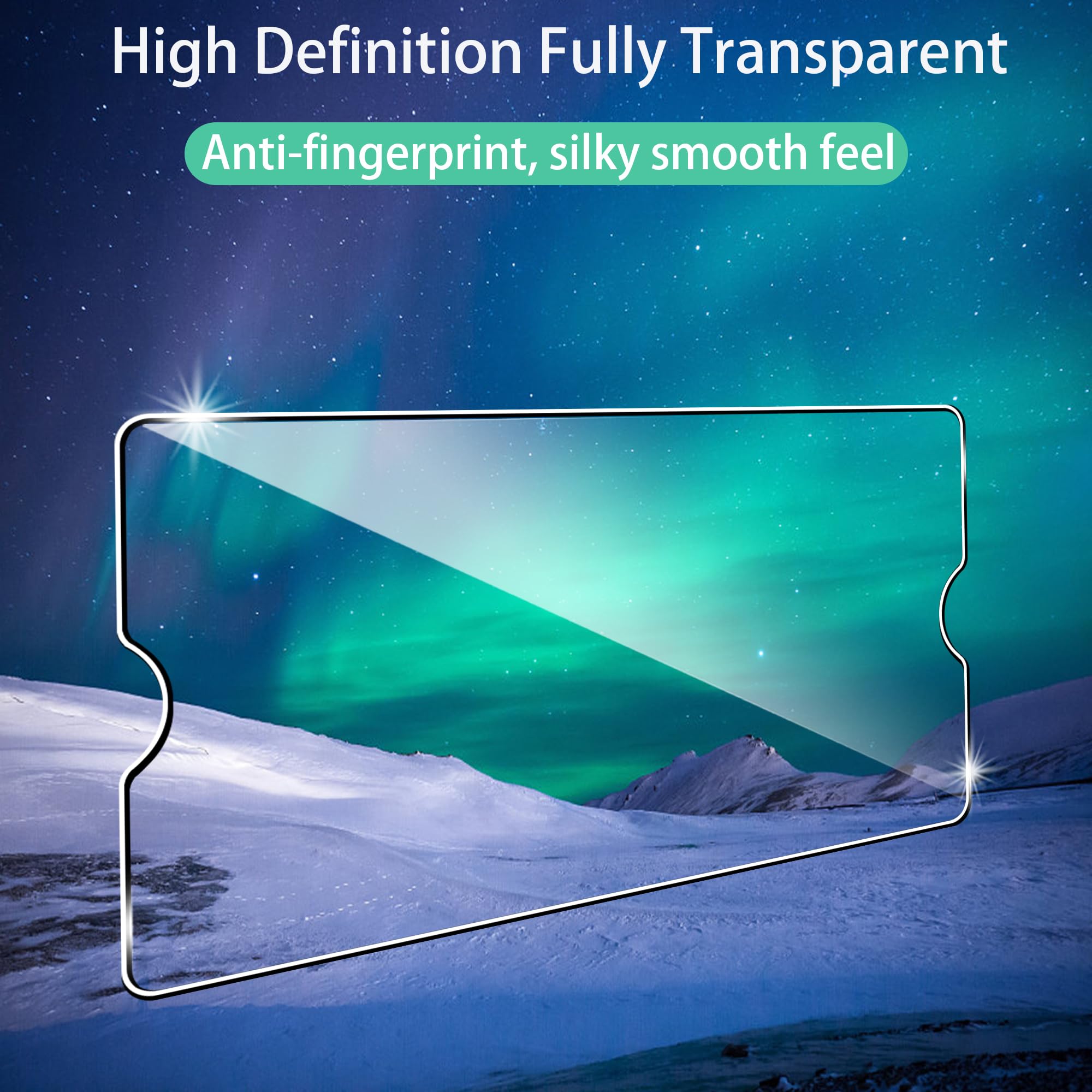 Fhyeugfy[2 Pack screen protector for PlayStation Portal ＆ Ps Portal Screen Protector, [Anti Scratch] [ HD Tempered Glass]
