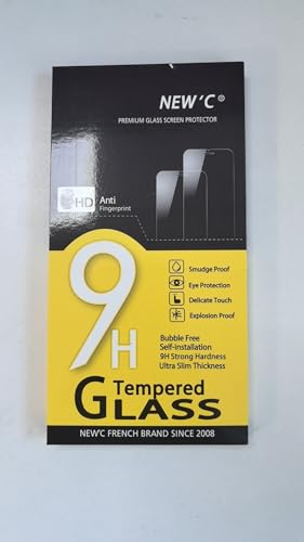 NEW'C 3 Pack Designed for Xiaomi Redmi Note 10 Pro, 10 Pro Max 4G, Tempered Glass Anti-Scratch, Anti-Fingerprints, 9H Hardness, 0.33mm Ultra Transparent, Ultra Resistant