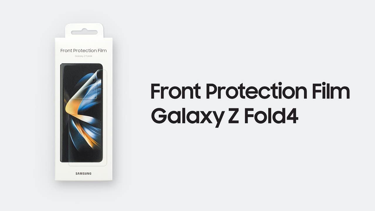 SAMSUNG Z Fold 4 Screen Protector - Front Protective Film, Phone Display Shield, High Touch Sensitivity, Anti-Scratch & Fingerprint Protection - Transparent, Clear