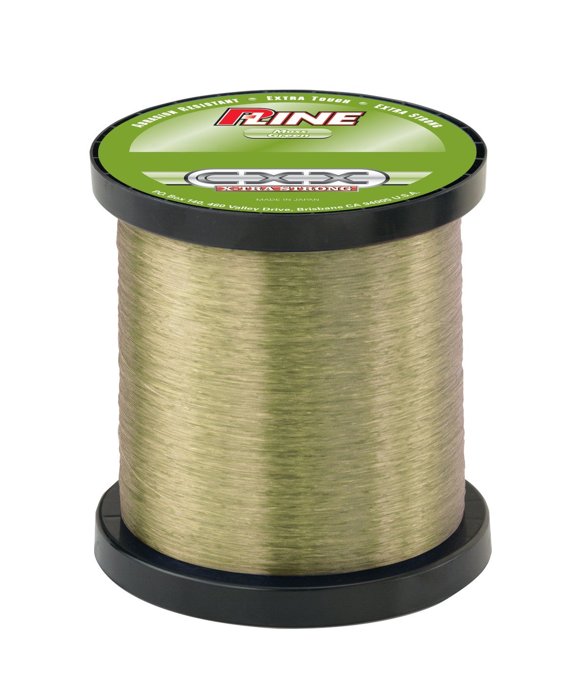 P-Line CXX-Xtra Strong 1/4 Size Spool (600-Yard, 6-Pound, Moss Green)