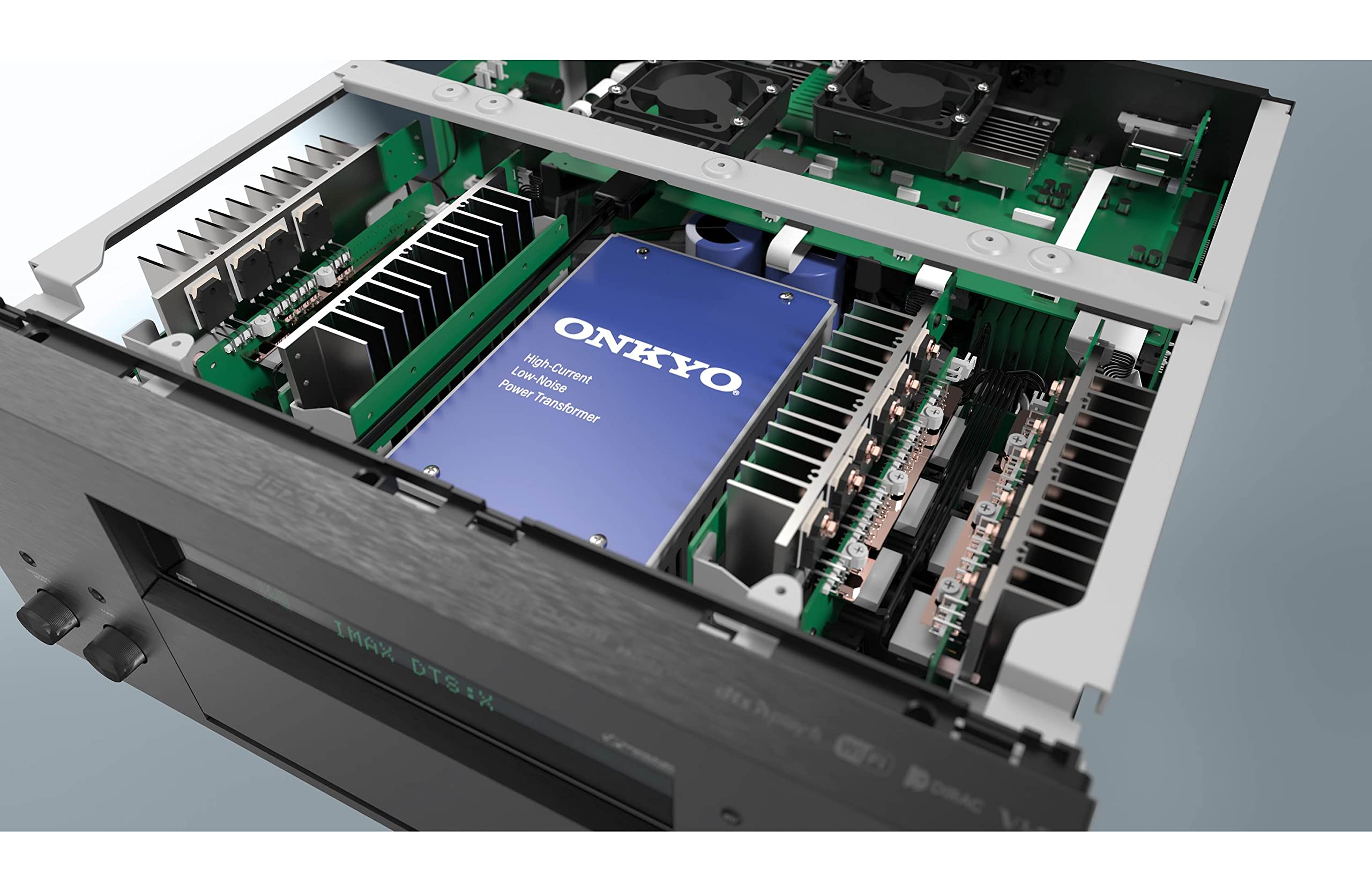 Onkyo TX-RZ70 11.2 Channel AV Receiver - 140 Watts Per Channel, Dirac Live Out of Box, Dirac Bass Control Compatible, Works with Sonos Certified, Studio Grade Processing, and More!
