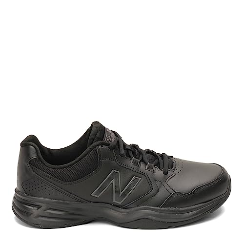New Balance Men's 411 V1 Training Shoe, Black/Black, 12 X-Wide