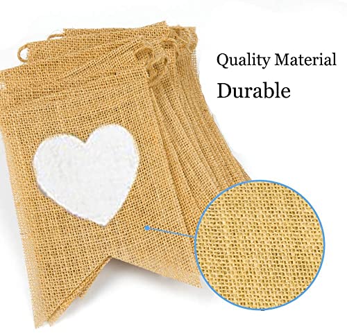Baby Shower Banner Durable Burlap Welcome Baby Gift Banner Bunting Garland Rustic Neutral Baby Shower Decorations
