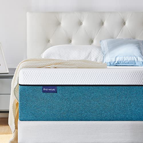 IYEE NATURE Short Queen Firm Mattress,74" L x 60" W x 10" T 10 inch Mattresses Supportive & Pressure Relief Queen Memory Foam Firm Mattress in a Box Short Queen Size Firm Mattresses