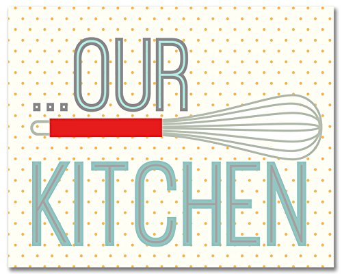 BigWig Photos Kitchen Wall Art Prints - Set of 4 (8 inches x 10 inches) Unframed Glossy Photographs