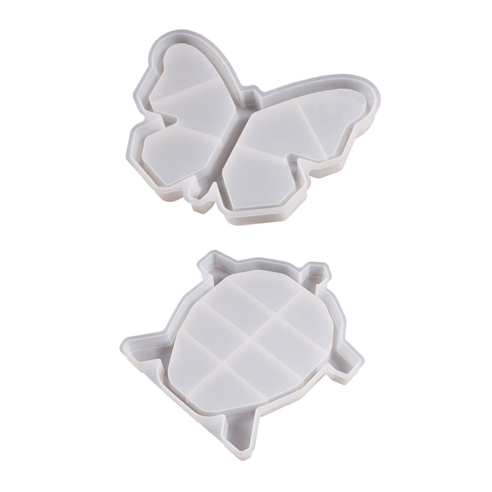 Large Butterfly Tray Resin Mold,Silicone Butterflies Epoxy Resin Casting Mold DIY Coaster Dish Resin Mold Mat for Jewelry Making