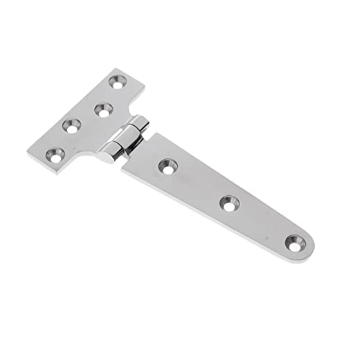 T-Hinge,Metal Tee Hinge, 2pcsT Hinges, Gates, Thicker Hinges, Heavy Duty Hinges for Wooden Fences, Sheds, Wooden Boxes, Garden Gates, Cabins, Warehouse Doors