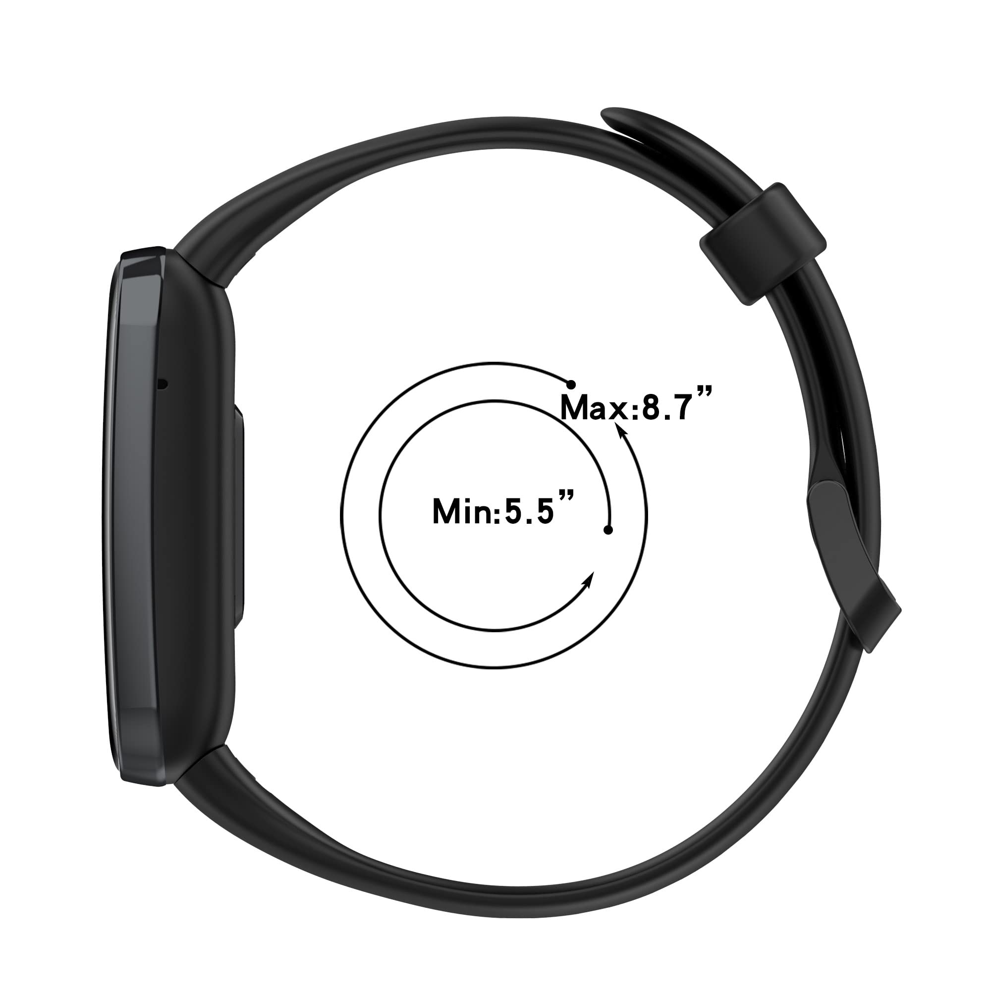 FitTurn Bands Compatible with Xiaomi Mi Band 7 Pro Watch Replacement Soft Durable Colourful Silicone Watch Band Sports Strap Wristband for Mi Band 7 Pro Smartwatch Accessories