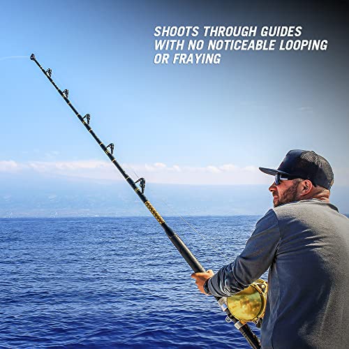 HERCULES Super Tough Braided Fishing Line 20 pounds Test Black 20LB (150 Yards) - 4 Strands