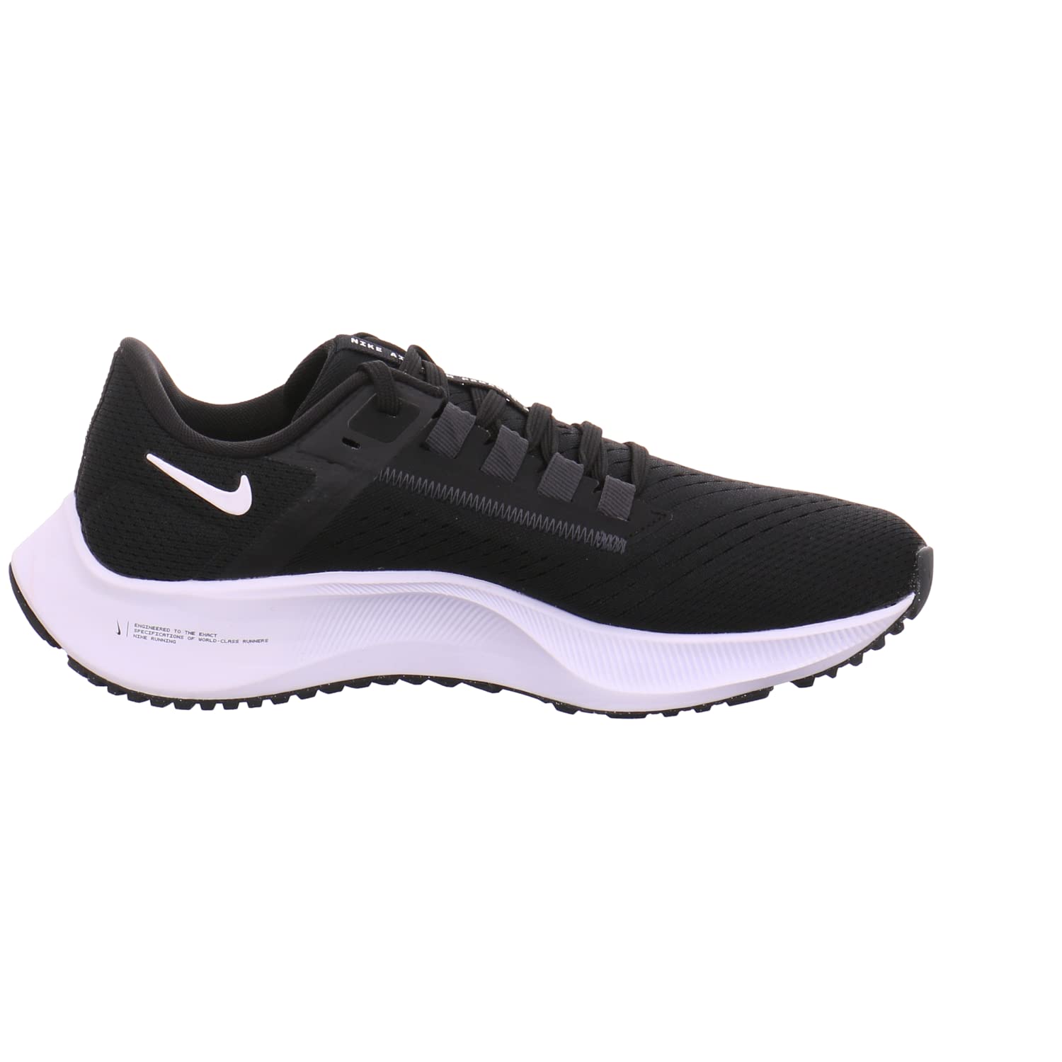 Nike Women's Running/Jogging Sneaker, Black White Anthracite Volt, 7