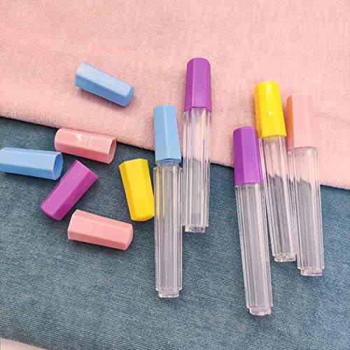 plplaaoo Sewing Needles Container, Clear Durable Plastic Sewing Pins Storage Case, 10Pcs Needle Storage Tube, Sewing Needles Storage Bottles Holder Fits Home