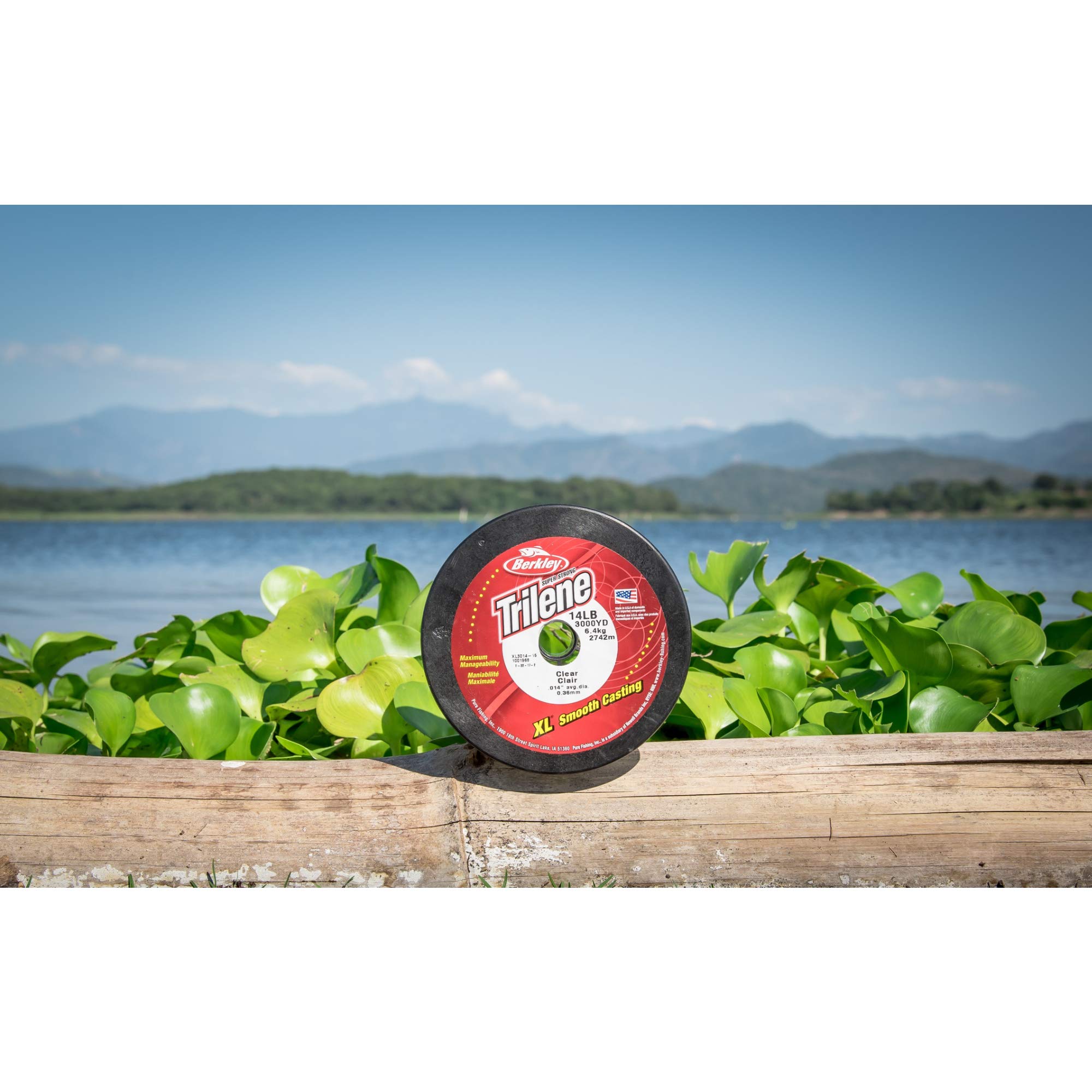 Berkley Trilene® XL®, Fluorescent Clear/Blue, 6lb | 2.7kg, 110yd | 100m Monofilament Fishing Line, Suitable for Freshwater Environments