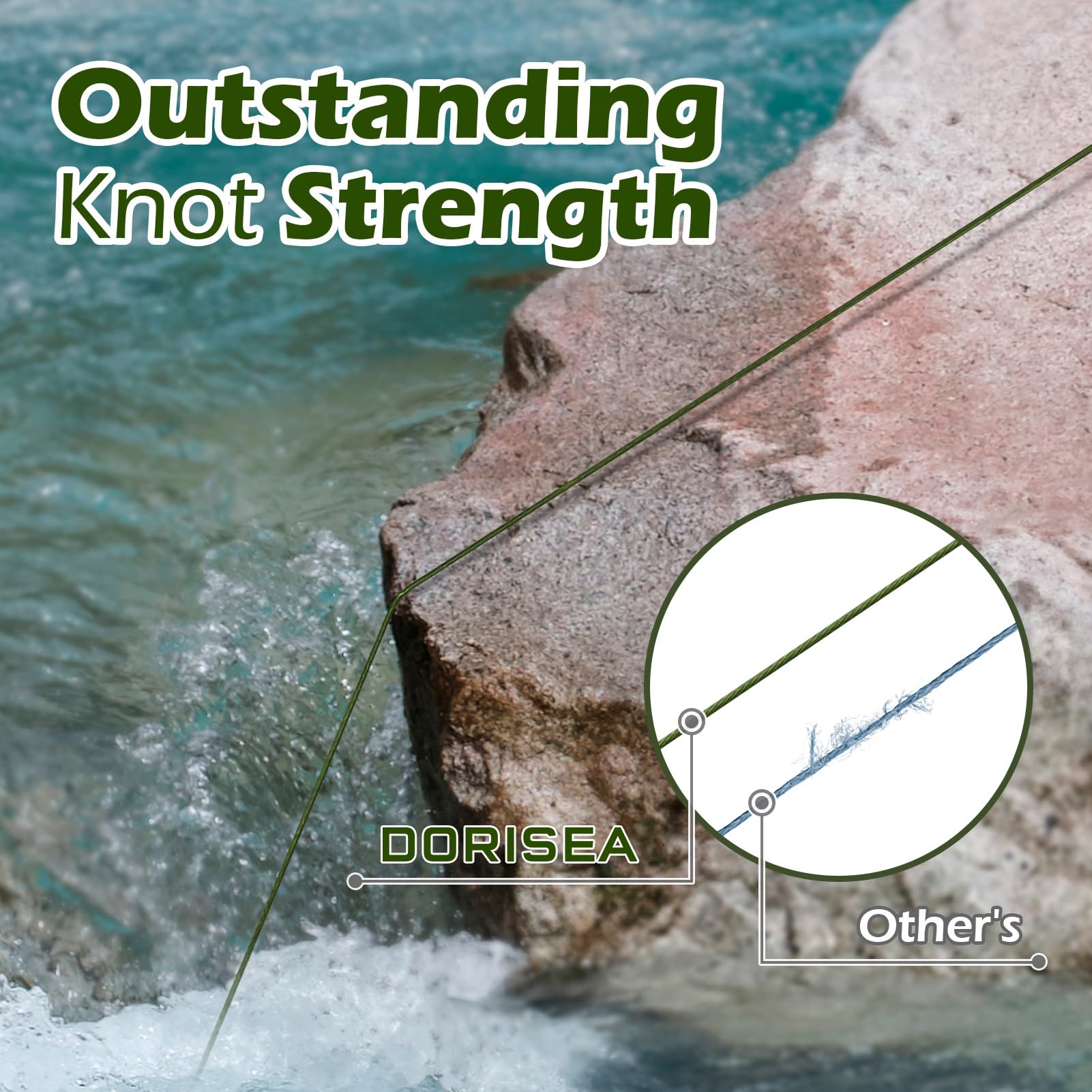 Dorisea Extreme Braid 100% Pe Black Braided Fishing Line 109Yards-2187Yards 6-550Lb Test Fishing Wire Fishing String Incredible Superline Zero Stretch (100m/109Yards 6lb/0.10mm)