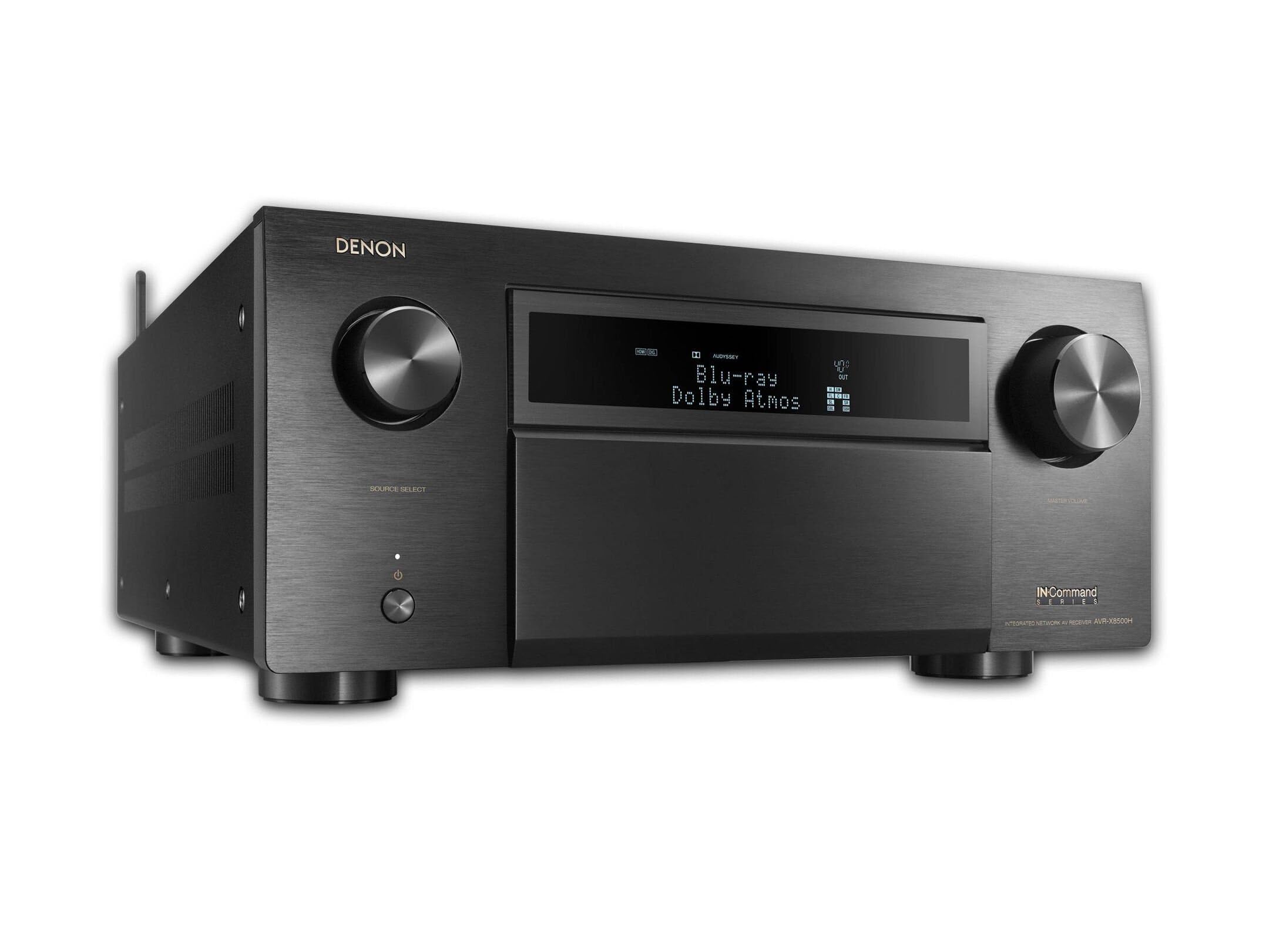 Denon AVR-X8500HA 13.2 Channel (150 W/Ch) Receiver for Home Theater, Advanced 8K Upscaling, Supports Dolby Atmos, DTS:X, IMAX Enhanced, Auro 3D & More, Built-in HEOS, Amazon Alexa Voice Control