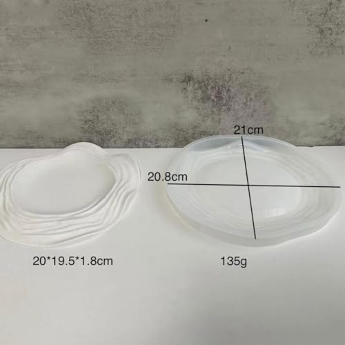Irregular Tray Silicone Mold DIY Handmade Epoxy Resin Craft Casting Tool Storage Plate Coasters Molds Home Decorations