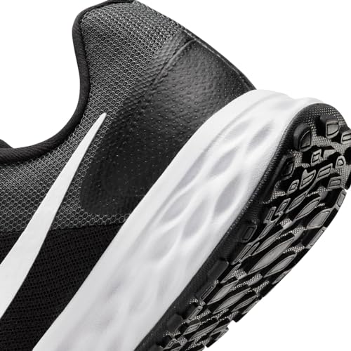 Nike Women's Sneaker Running Shoes, Black White Dk Smoke Grey Cool Grey, 6.5 AU