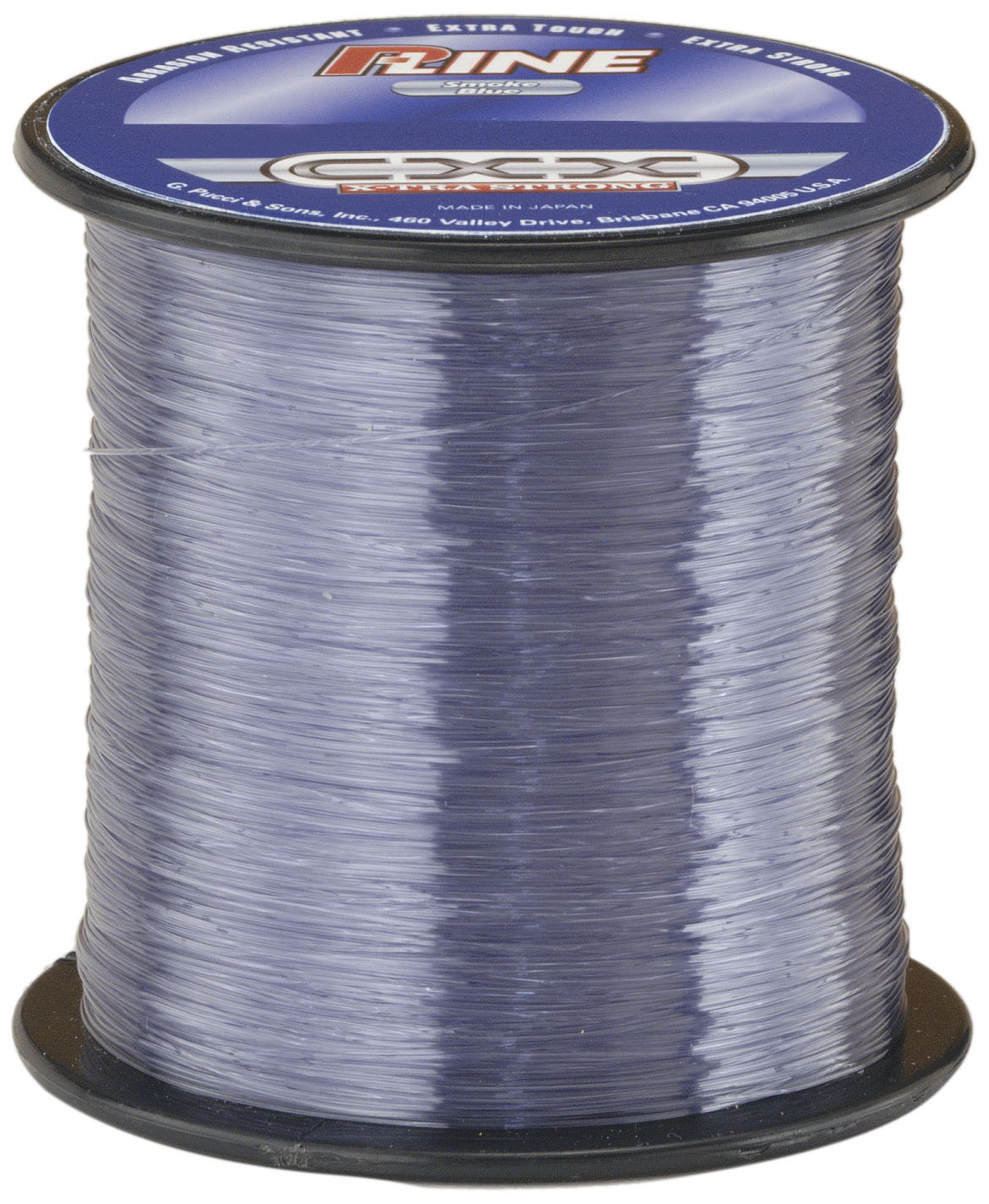 P-Line CXX-Xtra Strong 1/4 Size Fishing Spool (600-Yard, 20-Pound, Smoke Blue)