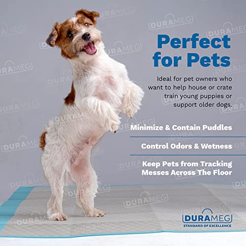 Chucks Pads Disposable [150-Pads] Underpads 23x36 Incontinence Chux Pads Absorbent Fluff Protective Bed Pads, Pee Pads for Babies, Kids, Adults & Elderly | Puppy Pads Large for Training Leak Proof