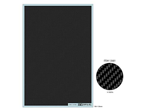 TAMIYA 12681 β 1:6/1:12/1:24 Carbon Decorative Twill / fine, Model Building, Crafts, Hobbies, Gluing, Accessories, Spare Part