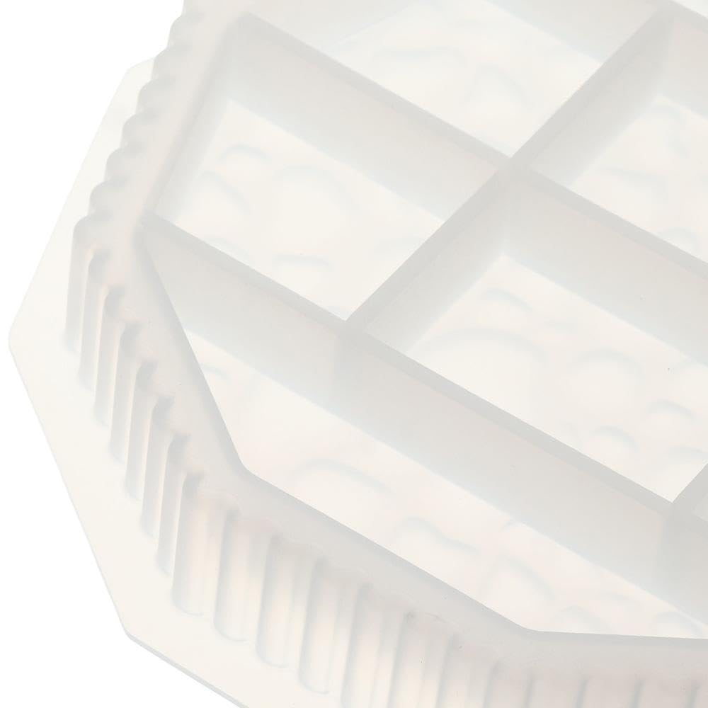 Uniquer Resin Tray Molds,Rolling Tray Molds for Jewelry Tray Resin Molds, Resin Casting Molds for DIY Jewelry Fruit Snack Plate