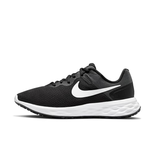 Nike Women's Sneaker Running Shoes, Black White Dk Smoke Grey Cool Grey, 6.5 AU