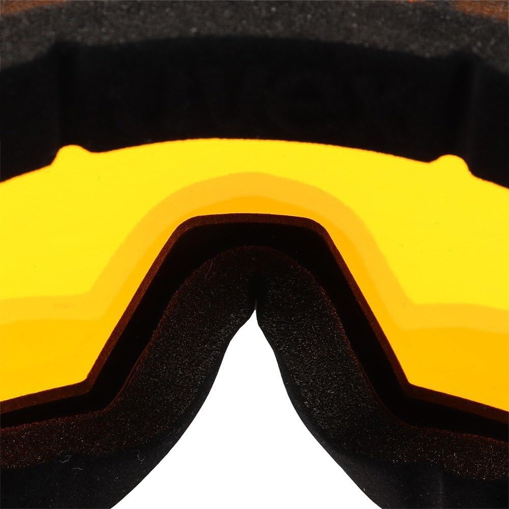 uvex mirrored anti-fog OTG ski & snowboard goggles with UV protection for women & men, athletic FM, black matt/green-LGL