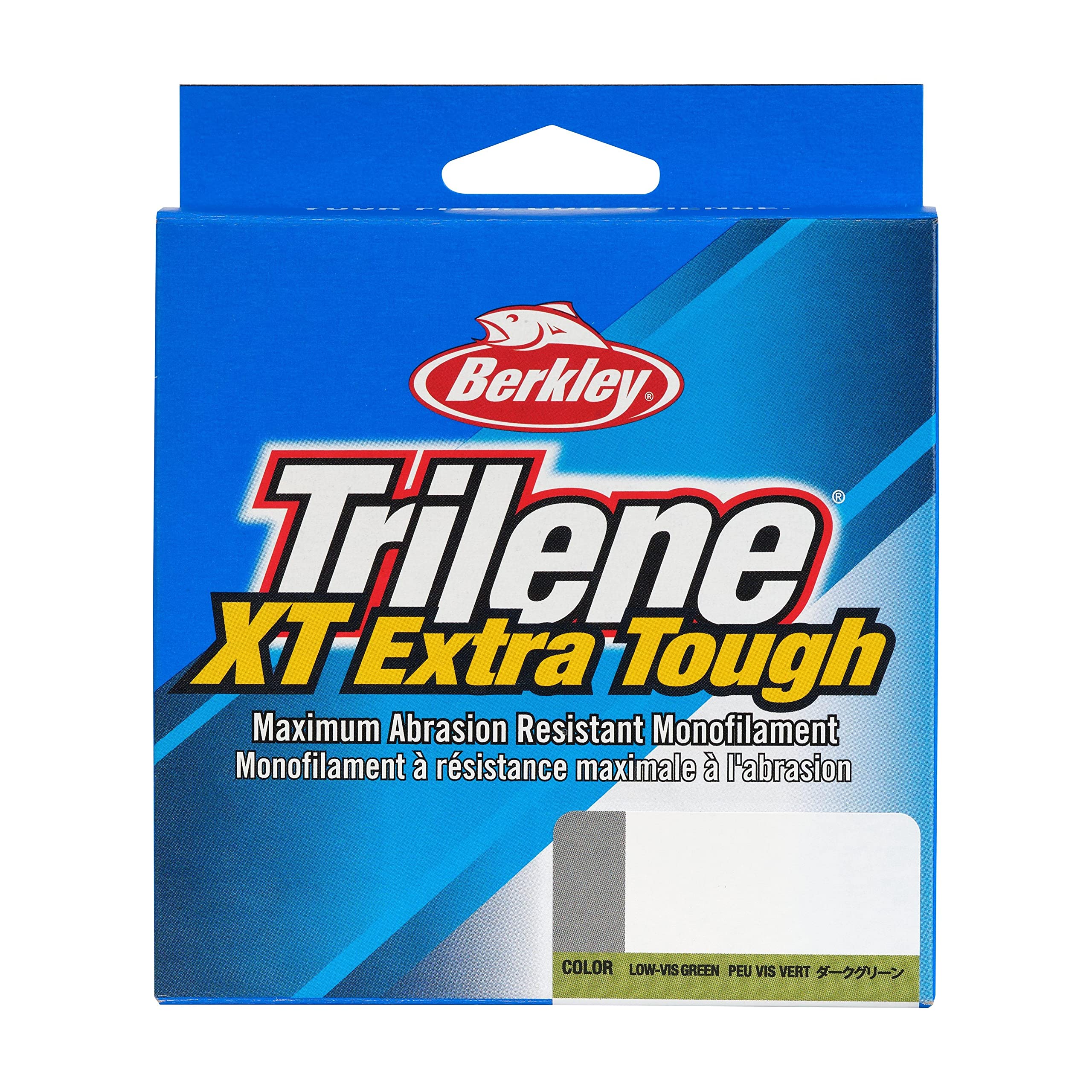 Berkley Trilene® XT®, Low-Vis Green, 6lb | 2.7kg, 330yd | 301m Monofilament Fishing Line, Suitable for Saltwater and Freshwater Environments
