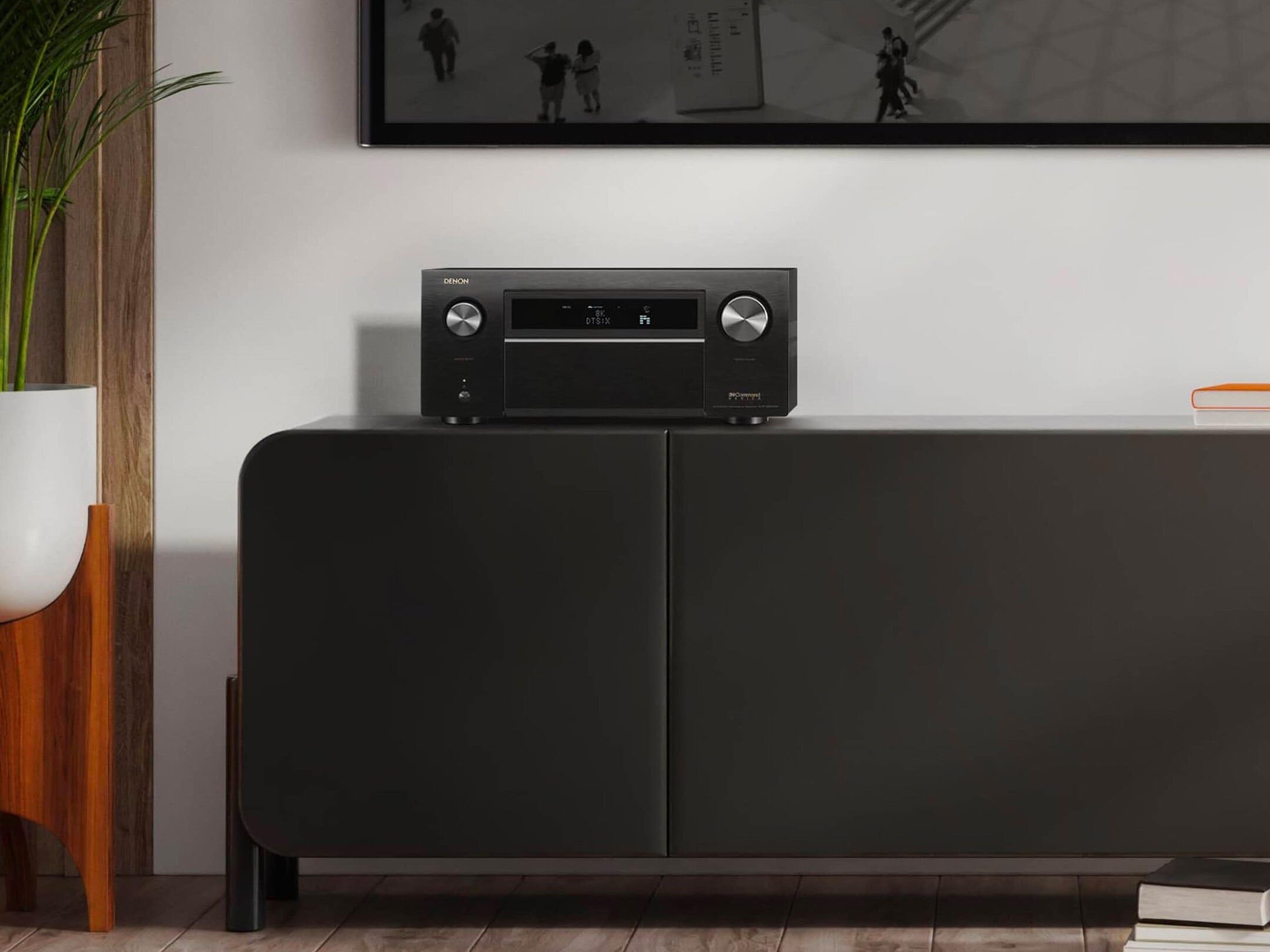 Denon AVR-X8500HA 13.2 Channel (150 W/Ch) Receiver for Home Theater, Advanced 8K Upscaling, Supports Dolby Atmos, DTS:X, IMAX Enhanced, Auro 3D & More, Built-in HEOS, Amazon Alexa Voice Control