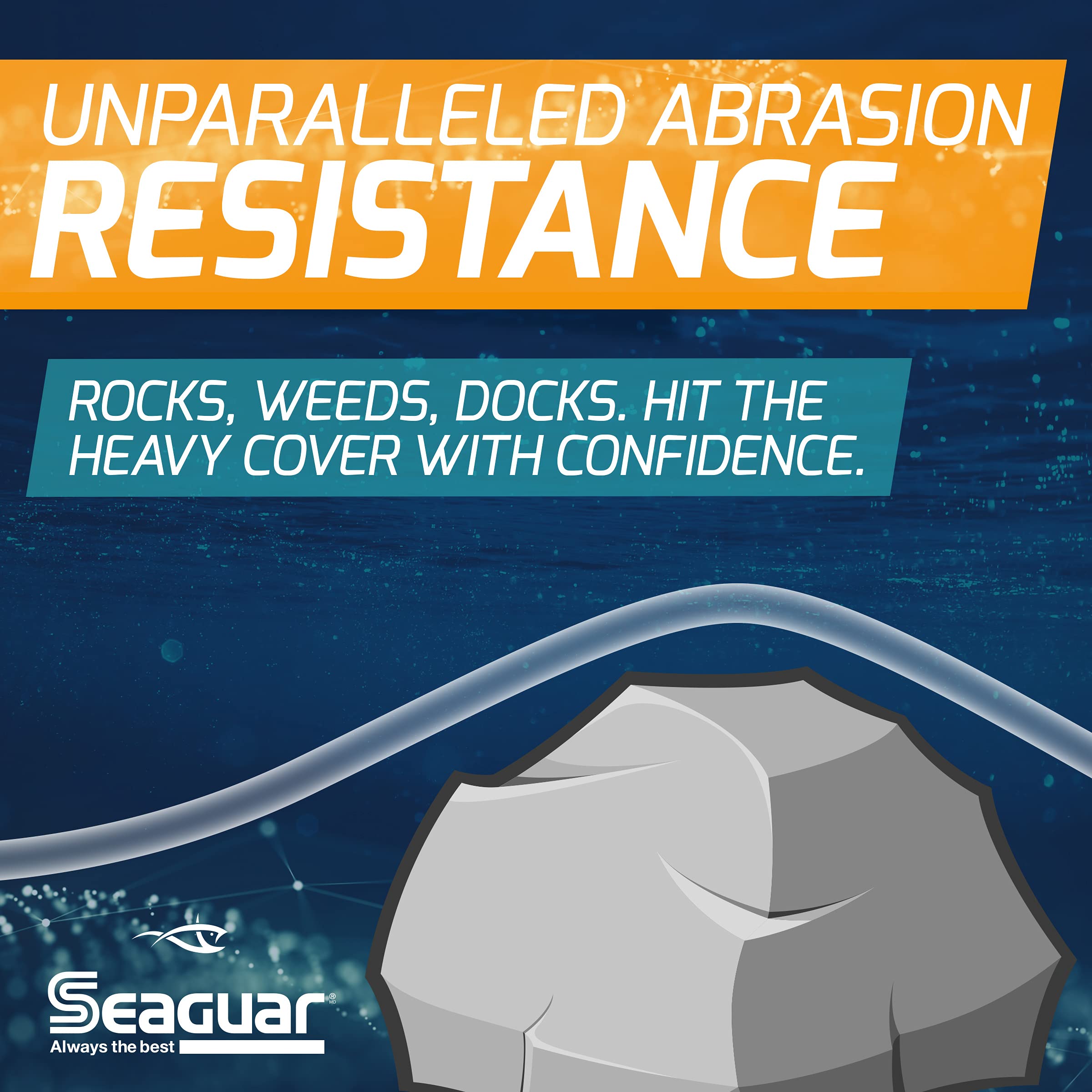 Seaguar/Kureha America in Shore 100% Fluorocarbon Leader 100yd 20lb, Clear