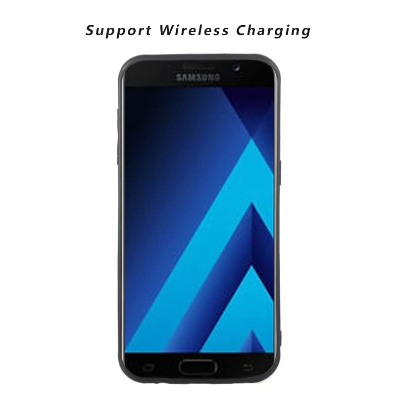 ELISORLI Compatible with Samsung Galaxy A3 2017 Case Rugged Thin Slim Cell Accessories Anti-Slip Fit Rubber TPU Mobile Phone Protection Silicone Soft Cover for Gaxaly 3A SM A320 A320M Women Men Black