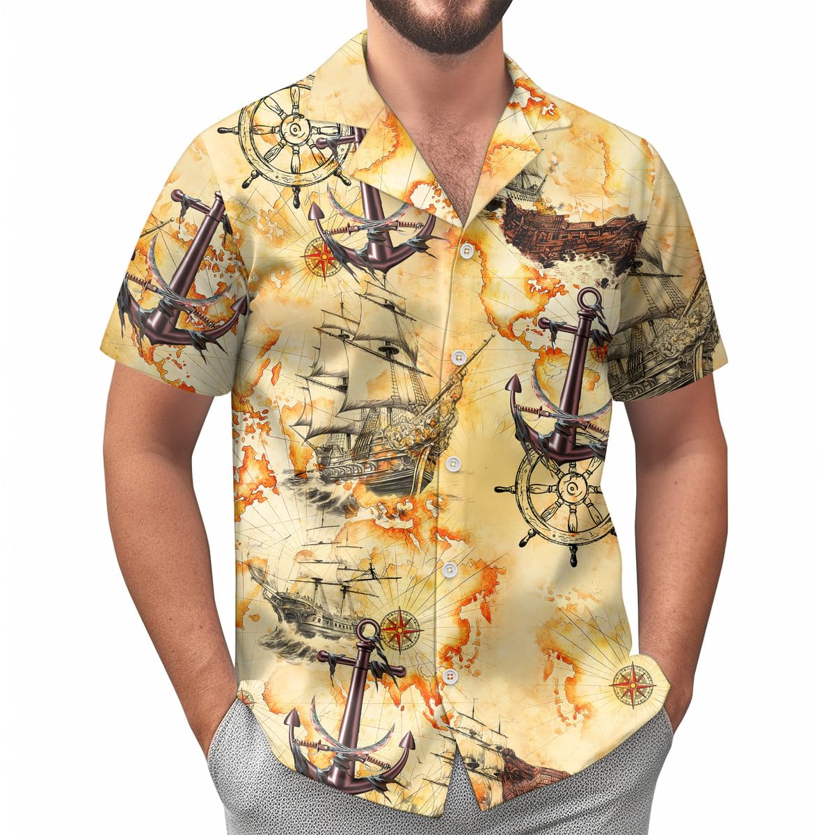 99TIMORO Hawaiian Shirt, Button Shirt, Movie Short Sleeve Shirt, Birthday Gifts