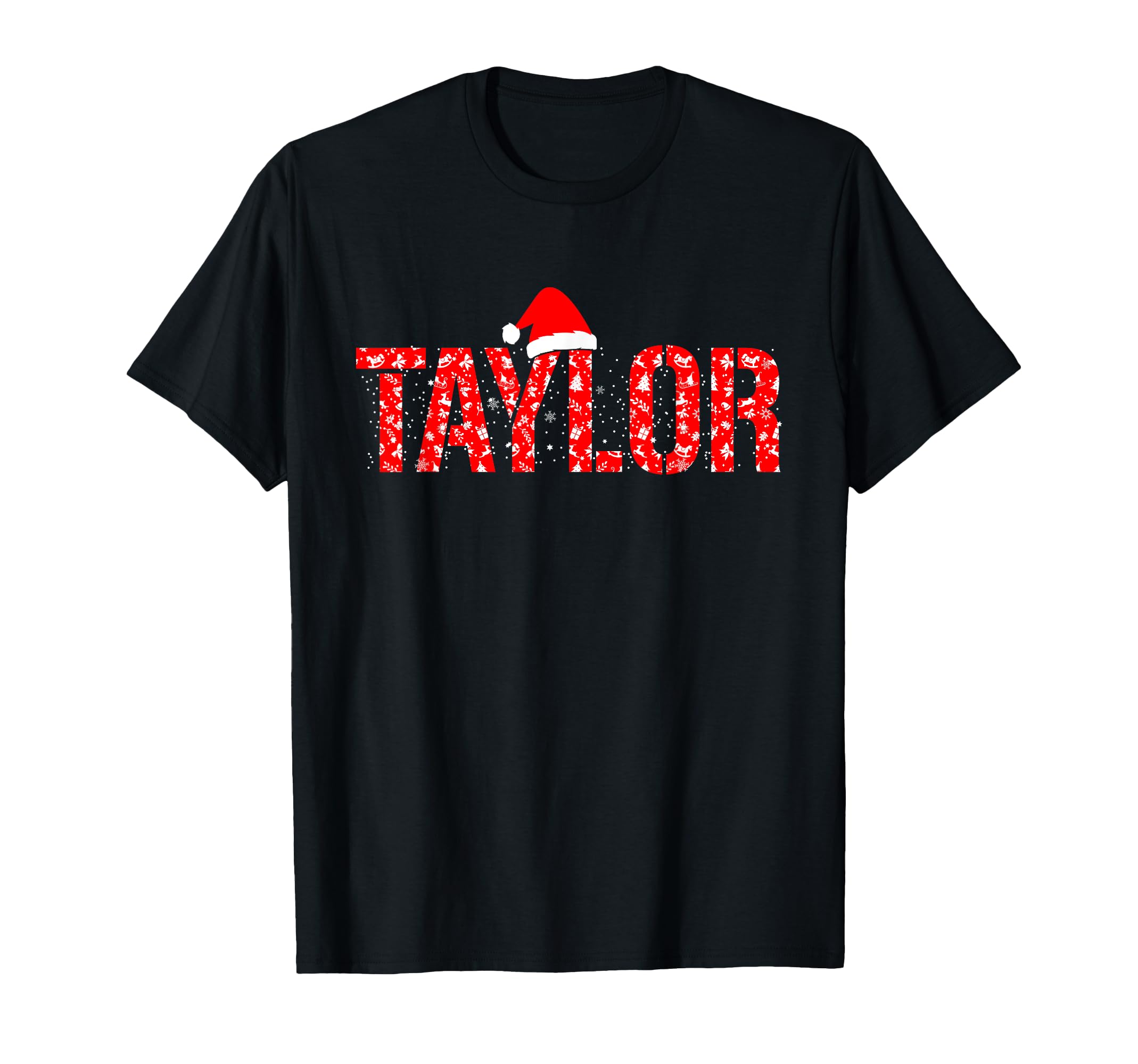 Funny Taylor Santa First Name Christmas Taylor T-Shirt