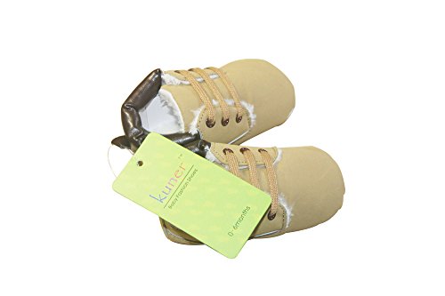 Baby Boy's Girls Warm Snow Short Boots First Walkers Shoes 0-18 Months(Brown,0-6months)