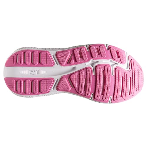 Brooks Women’s Ghost Max Cushion Neutral Running & Walking Shoe - Pink Glo/Purple/Black - 8 Medium