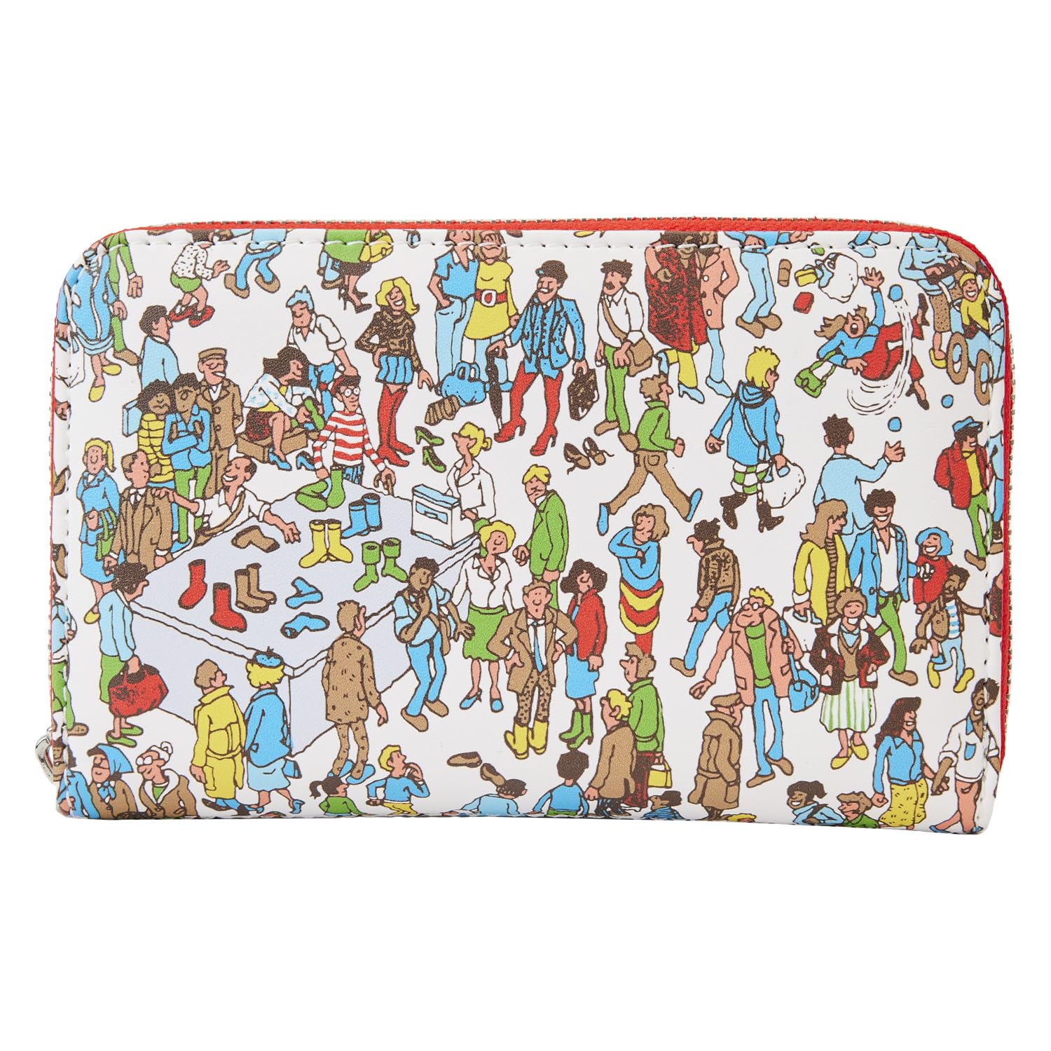 Where's Waldo Allover Print Zip Around Wallet