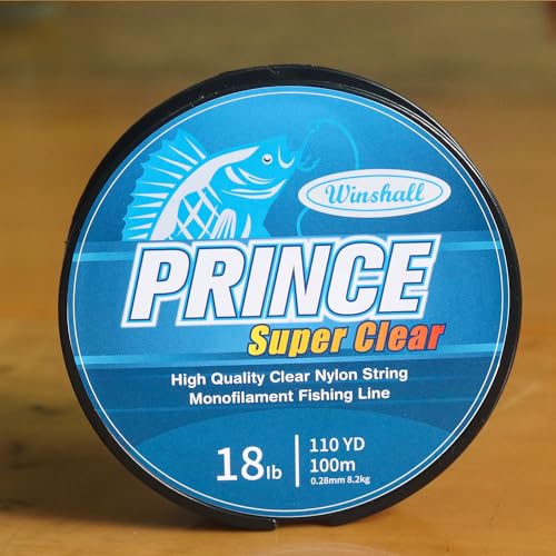Winshall 100m Fishing Line Nylon String Cord Clear Fluorocarbon Strong Monofilament Fishing Wire 1PCS