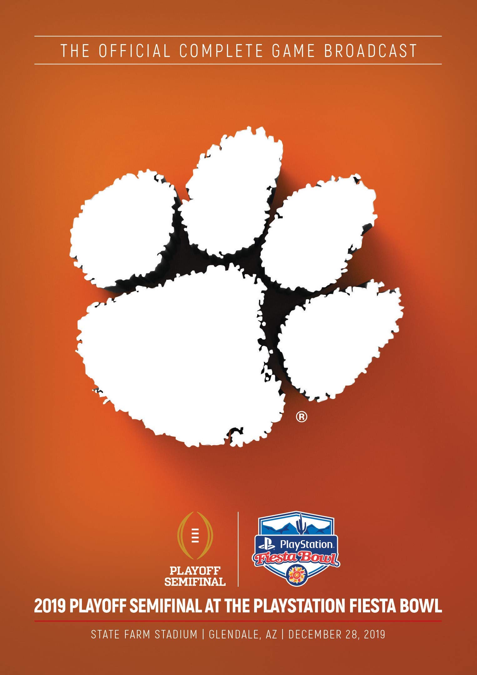 2019-2020 CFP Playstation Fiesta Bowl Clemson DVD