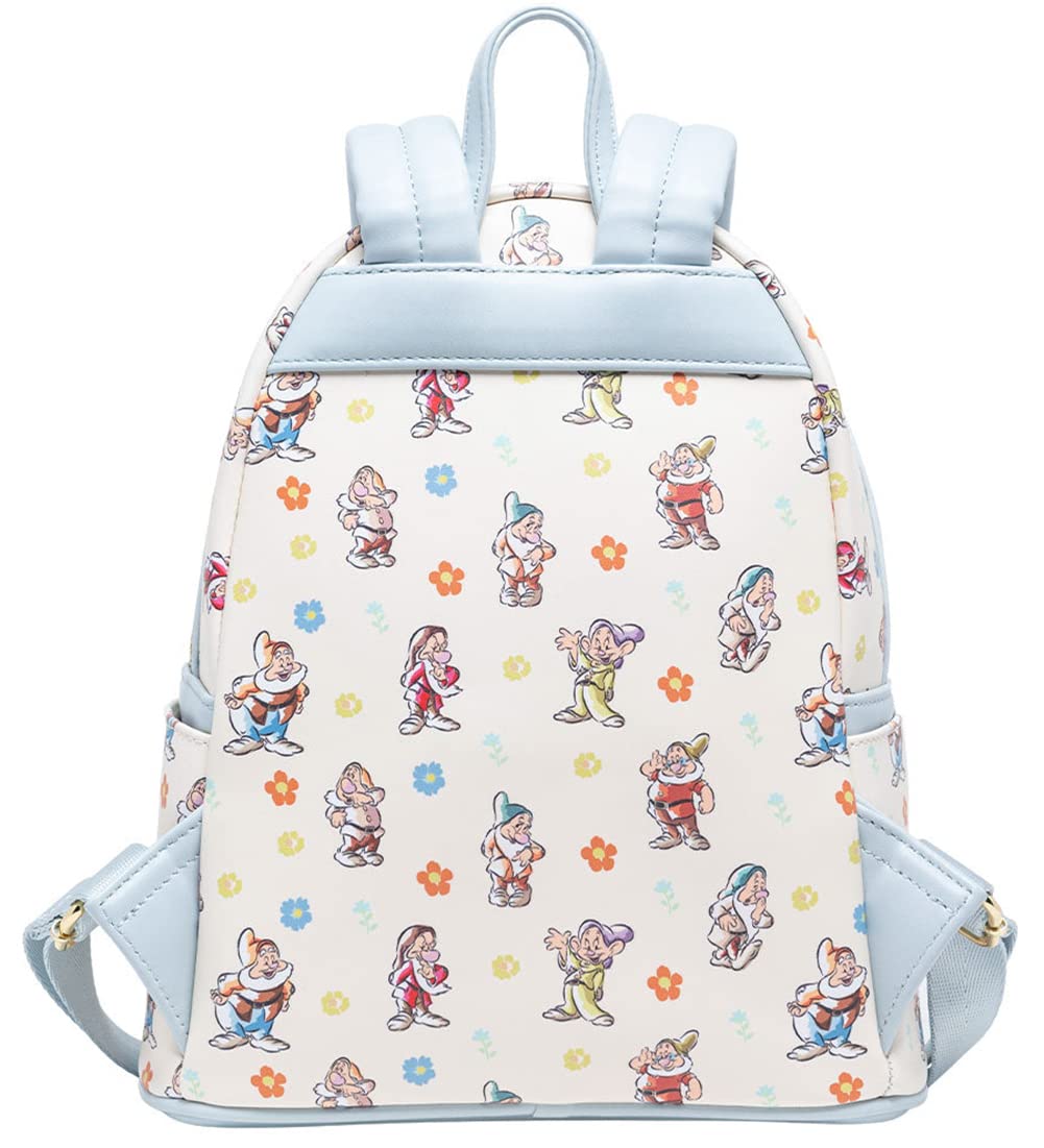 Loungefly Women's Disney Snow White and the Seven Dwarfs Blue Backpack